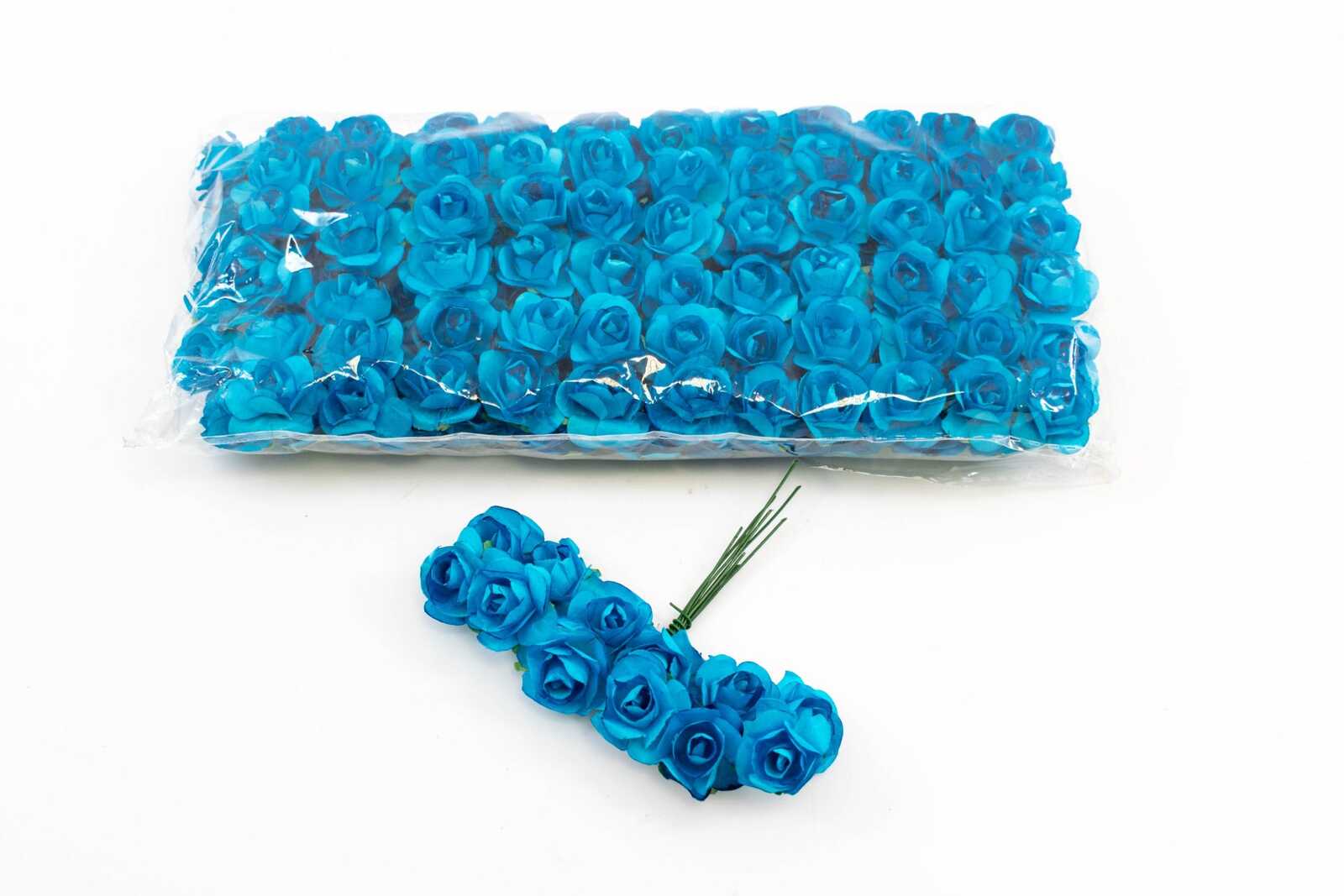 Flori Din Hartie 144/set Albastru - FigoDecor – Figodecor